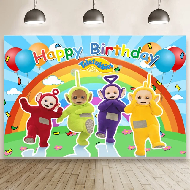 TELETUBBIES BACKDROP BABY Shower Kids Birthday Party Photo Background ...
