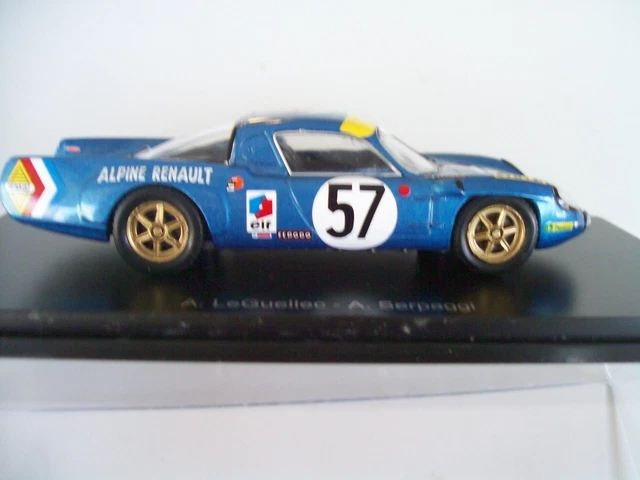 1968 RENAULT-ALPINE A210 LE MANS 24 Hours LEGUELLEC / SERPAGGI - SPARK 1/43, NEW £38.70 ...