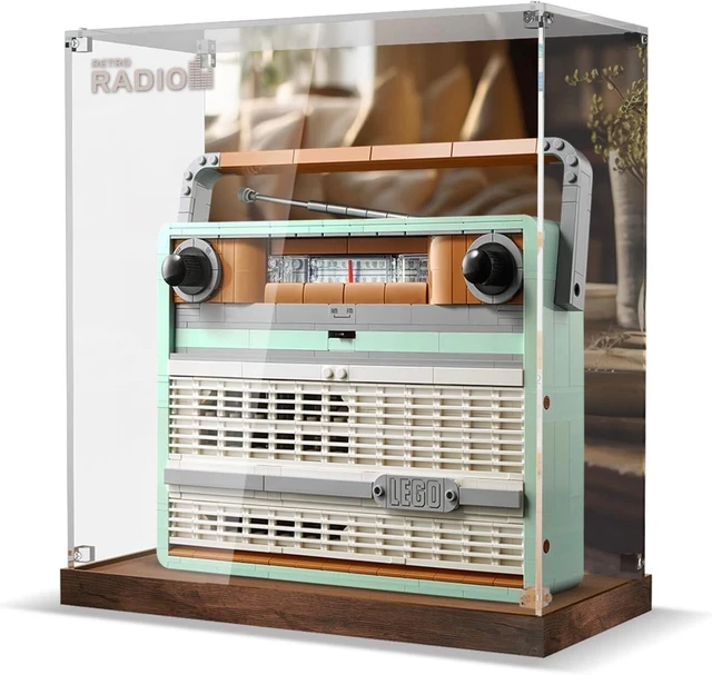 ACRYLIC DISPLAY CASE for Lego Icons Retro Radio Building Set, Dustproof ...