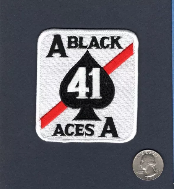 VF-41 BLACK ACES US Navy Grumman F-14 Tomcat Fighter Squadron Patch £5. ...