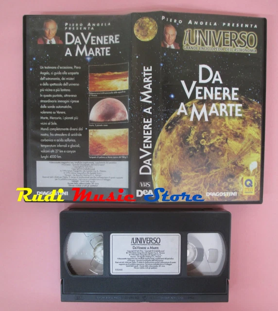 FILM* VHS DA VENERE A MARTE Piero Angela DE AGOSTINI 1996 (F148) EUR 2 ...
