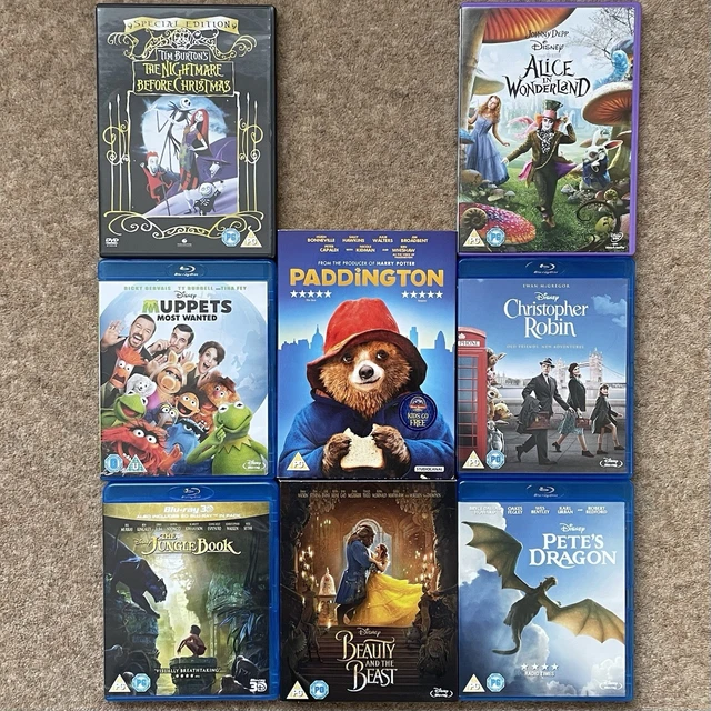 DISNEY LIVE ACTION DVD Bundle / Job Lot Of 8, Complete, Genuine, Rare ...
