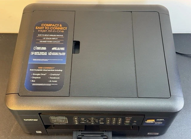 BROTHER MFC-J485DW WIRELESS Inkjet All-In-One Printer WiFi Work Smart ...