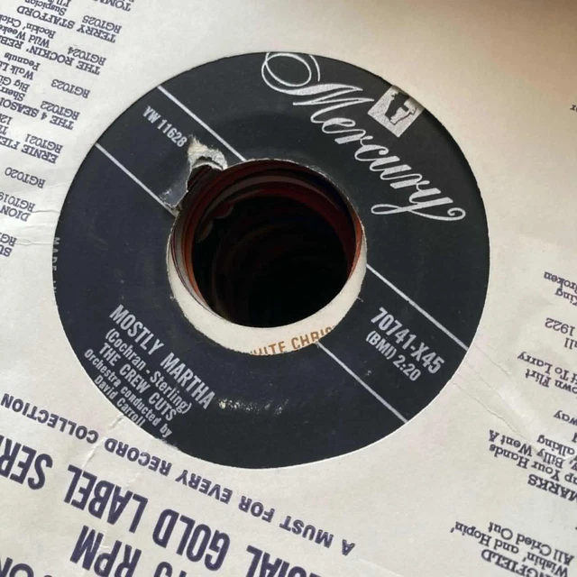 THE CREW CUTS - Mostly Martha/Angels in the Sky 70741-X45 45rpm VG+ R41 ...