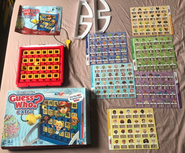 HASBRO ELECTRONIC GUESS Who Extra Game Lights & Sound Effects 2011 ...