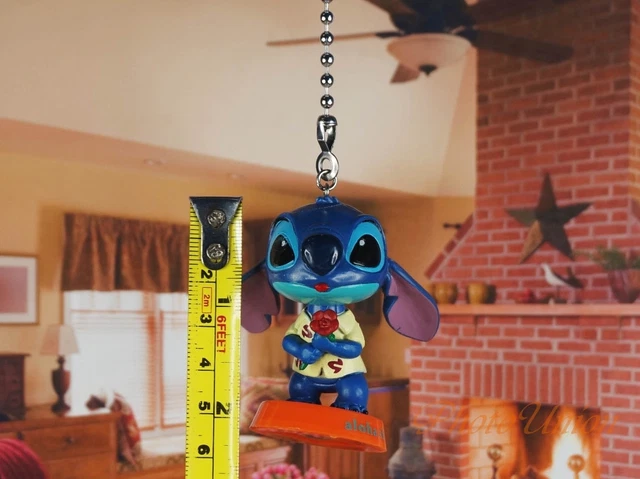 DISNEY LILO AND STITCH Seaturtle Ceiling Fan Pull Light Lamp Chain A350 ...
