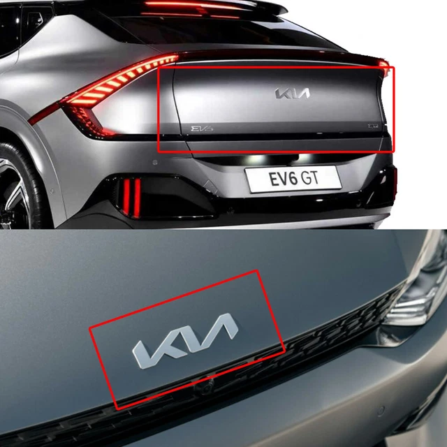 NEW OEM KIA New Logo+GT+EV6 Lettering Front/Rear Emblem 4p Set for Kia EV6 EUR 78,42 - PicClick FR