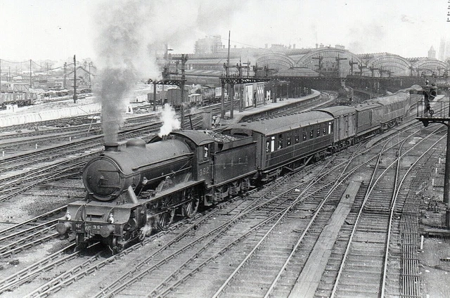LNER CLASS D49 4-4-0 No 352 "THE MEYNELL" LEAVING YORK STATION REAL ...