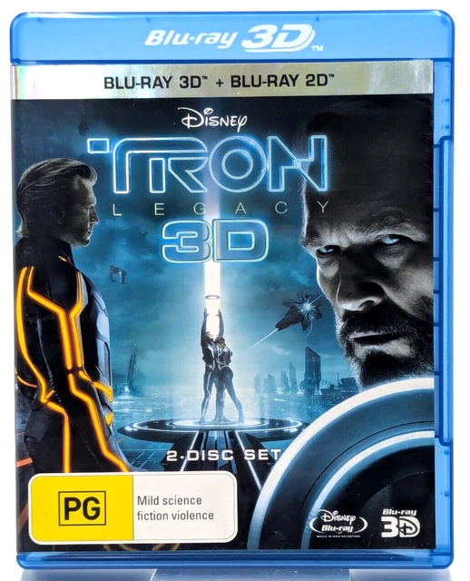 TRON LEGACY 3D + 2D | Blu-ray | Region Free | Sci-Fi Movie | Daft Punk $19.95 - PicClick AU