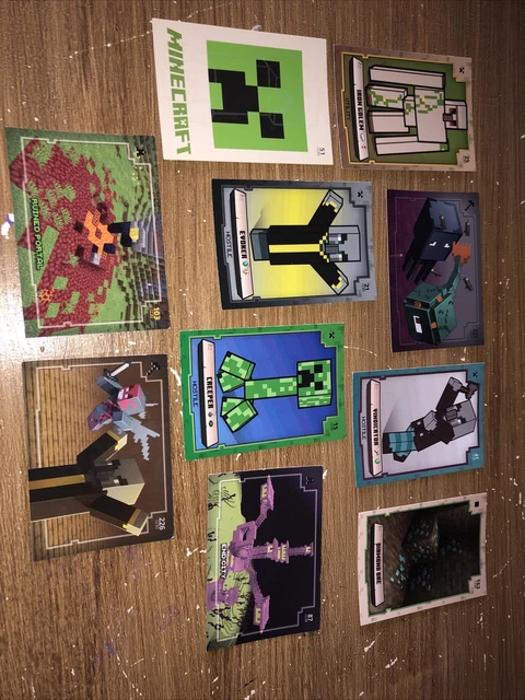 CARTES PANINI - Minecraft Trading Cards Adventure 2020 Lot De 10 Cartes ...