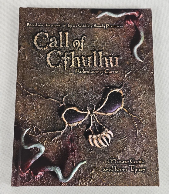 CALL OF CTHULHU Role Playing Game Book. Hardback. RPG. 2002. WOTC. £34. ...