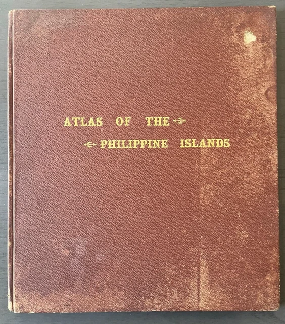 RARE PHILIPPINE ISLAND ATLAS DE FILIPINAS 1899/1900 Jose Algue, S.J ...