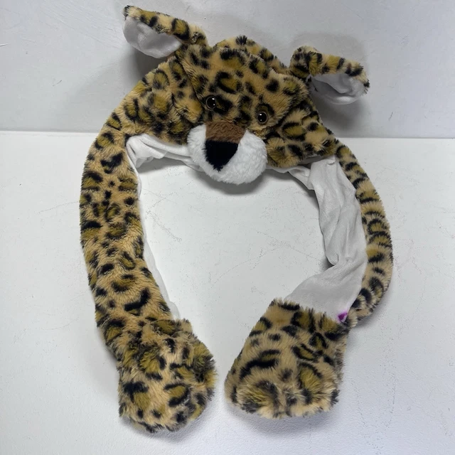 ADORABLE MOVING EARS Yellow Tiger Hat One Size Fits Most Ear Video In ...