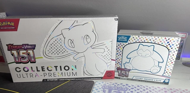 COFFRET COLLECTION ULTRA Prénium Pokémon 151 Ev3.5 Mew + ETB Scellé FR ...