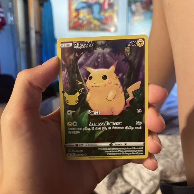CARTE POKÉMON PIKACHU 5/25 Célébrations 25 Ans Neuve FR EUR 5,00 ...