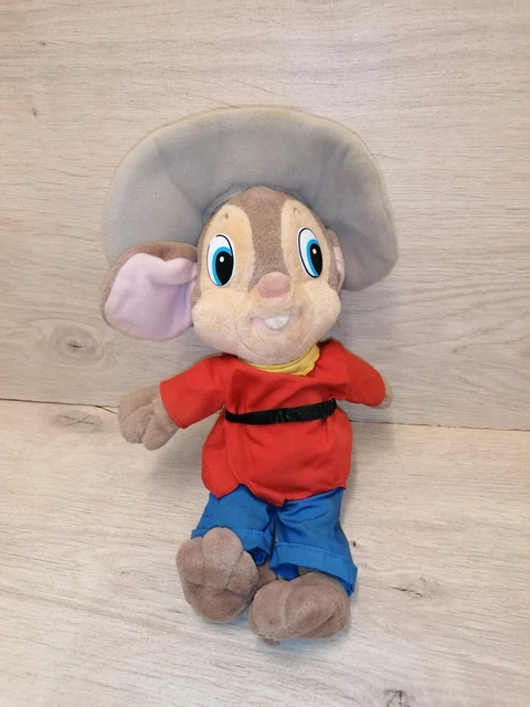 PELUCHE GRANDE VINTAGE Fievel An American Tail Movie Fievel Goes West ...