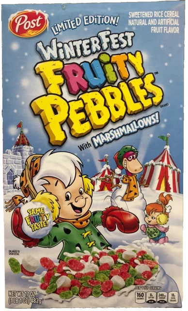 NEW LIMITED EDITION Post Winterfest Fruity Pebbles + Marshmallows ...
