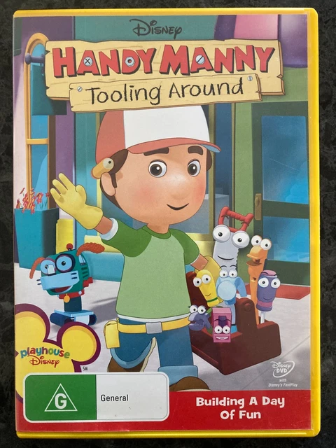 DISNEY HANDY MANNY - Tooling Around (R4 DVD, 2006) FREE POST $7.95 ...