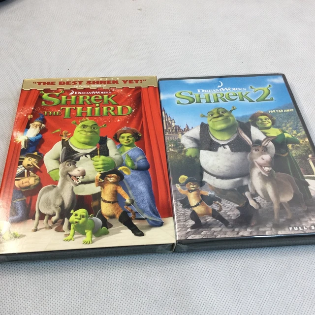 SHREK, SHREK 2 & Shrek the Third (DVD, DreamWorks, 3 Filme Set) EUR 3,70 - PicClick DE
