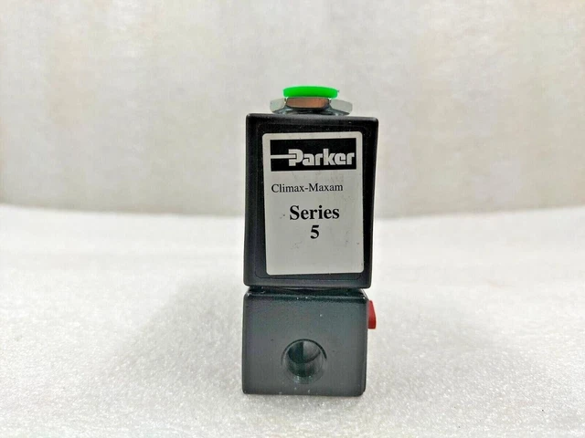 PARKER CLIMAX-MAXAM SERIES 5 - 3 WAY SOLENOID VALVE 110V 1 PH 60 Hz £ ...