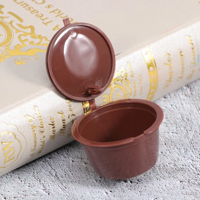 COFFEE FILTER COFFEE Capsule Refillable Strainer Cup Set With Spoon And ...