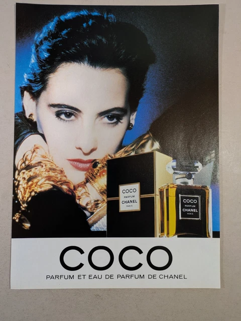 COCO CHANEL PERFUME Original 1980s Paper Magazine Advert £4.95 ...