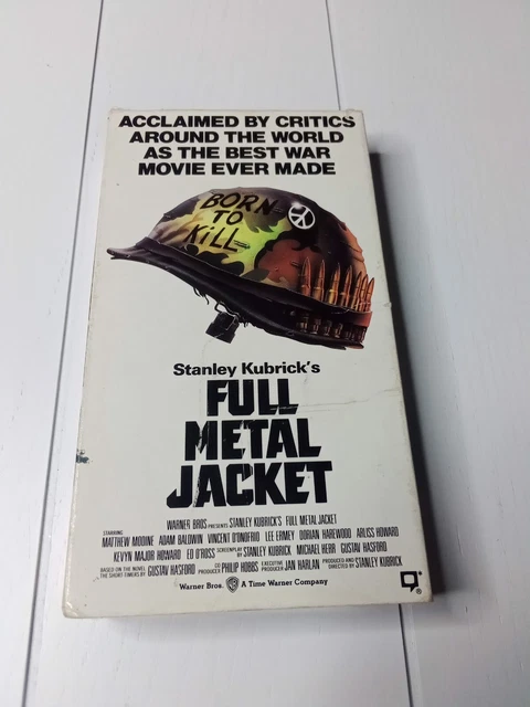 STANLEY KUBRICK'S FULL Metal Jacket VHS Warner Bros. EUR 12,13 - PicClick FR