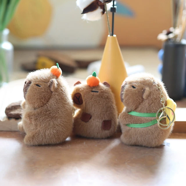 CUTE CAPYBARA PLUSH Keychain Creative Capybara Doll Pendant Bag ...