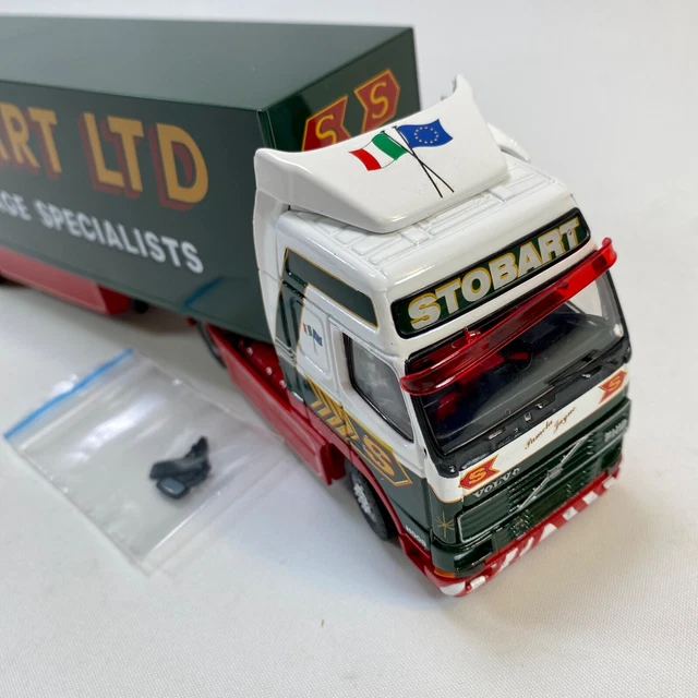 TEKNO VOLVO FH12 No69 Eddie Stobart Livery Cab & Trailer Scale 1:50 ...