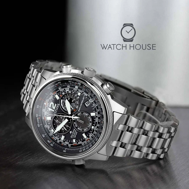CHRONOGRAPHE RADIO SOLAIRE Citizen Promaster Sky CB5850-80E super ...