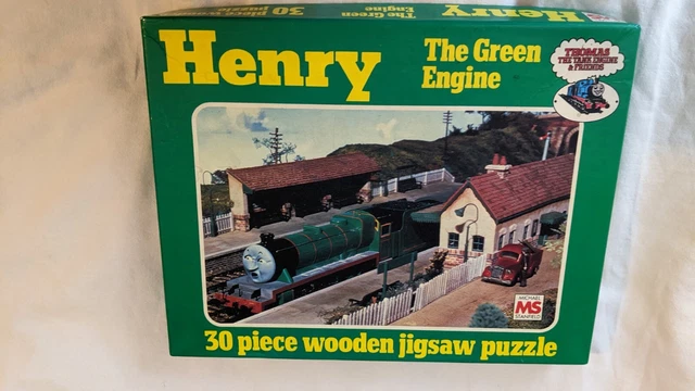 THOMAS THE TANK Engine Michael Stanfield 30 Piece Henry Puzzle Vintage ...