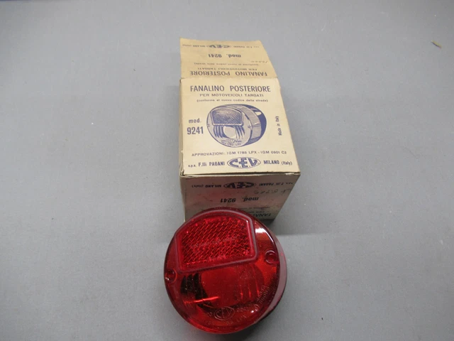 ORIGINAL CEV 9241 Rear Light Unit Nos Moto Guzzi Gilera Ducati Morini ...