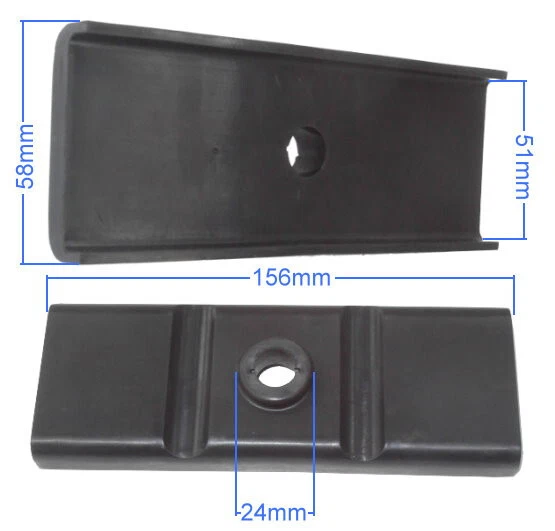 FORD ESCORT MK1 Leaf Spring Rest Rubber Polyurethane Set 50mm Wide £48. ...