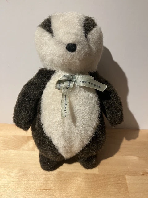 COUNTRY COMPANIONS GORDON Fraser 80's Plush Badger 27cm £7.58 - PicClick UK