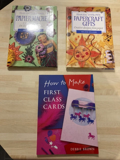 BUNDLE CRAFT BOOKS Make Your Own Papercraft Gifts Papier Mache How To ...