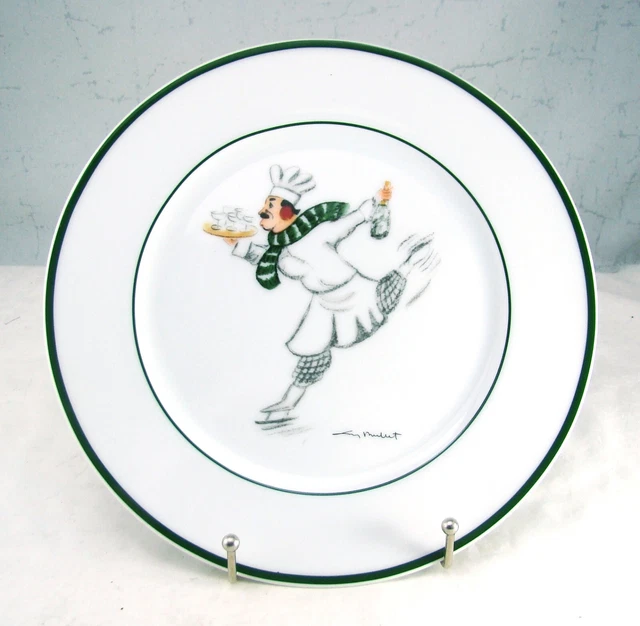 GUY BUFFET SKATING Chefs 'Chef Henri' Salatteller EXZELLENT EUR 17,55 ...