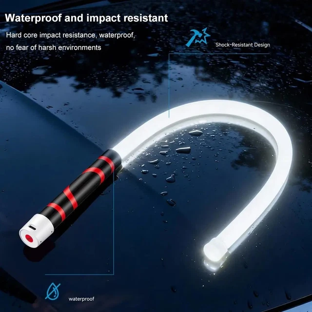 FLEXIBLE LED LIGHT Stick Bendable Inspection Torch Work Light Garage ...