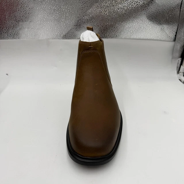 JOHNSTON & MURPHY Stanton 2.0 Chelsea Boots Mens Size 9 Brown Leather ...