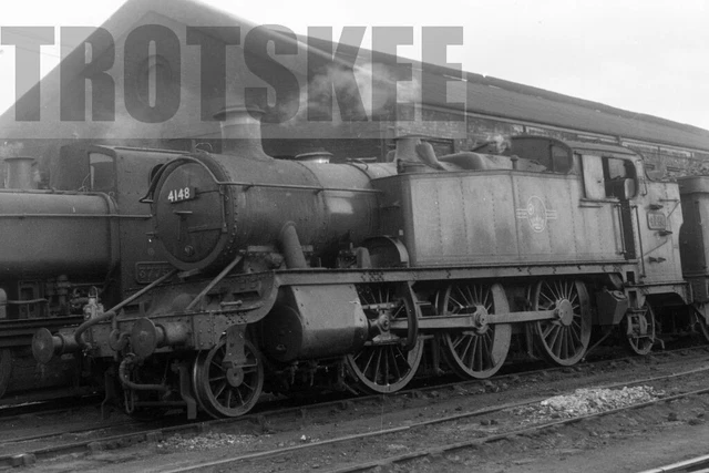 35MM NEGATIVE BR British Railways Steam Loco 4148 Class 5101 Worcester ...
