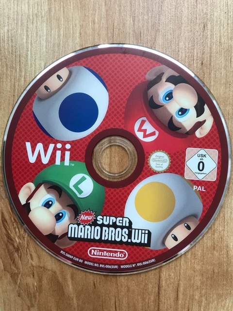 NINTENDO WII NEW Super Mario Bros (2009) [DISC ONLY] £10.95 - PicClick UK