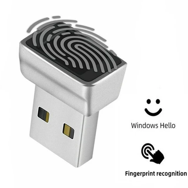 USB FINGERPRINT READER for Windows 7/8/8.1/10/11 Biometric Scanner Side ...