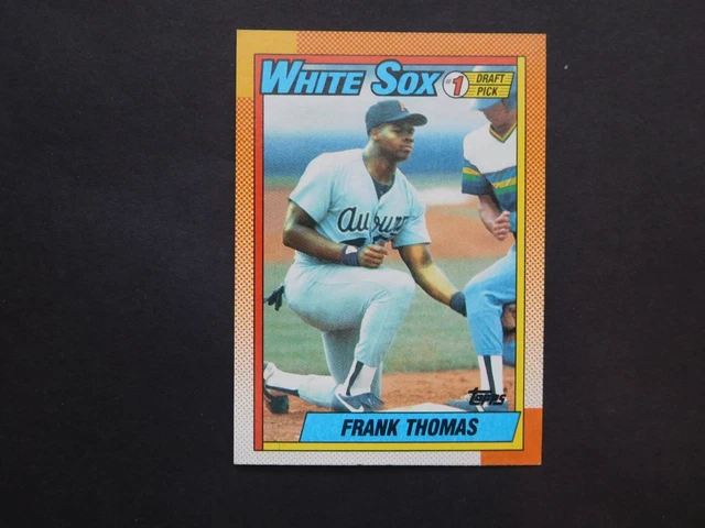 CARTE FRANK THOMAS Chicago White Sox & Hof 1990 Topps « #1 Draft Pick ...