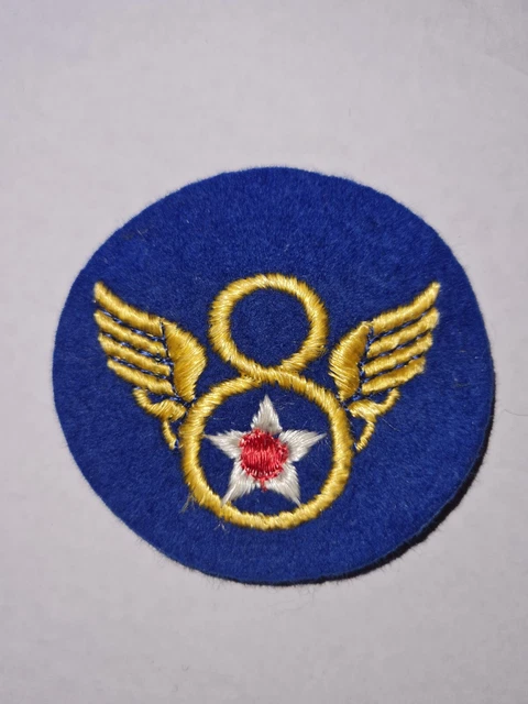 WW2 US ARMY Air Force Patch - 8th USAAF patch - 100% Original - On Felt ...