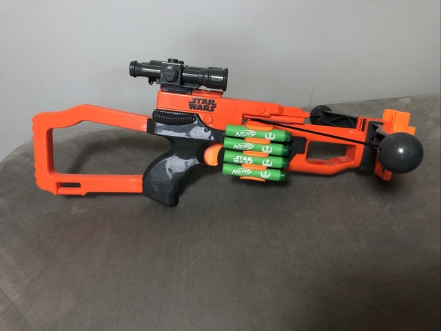 NERF N-STRIKE ELITE Star Wars Chewbacca Bowcaster Blaster, With Scope ...