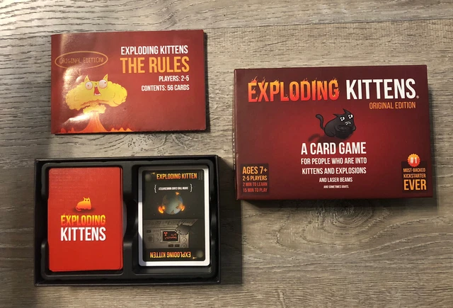 EXPLODING KITTENS ORIGINAL Card Game -Family-Friendly Party Games Core ...