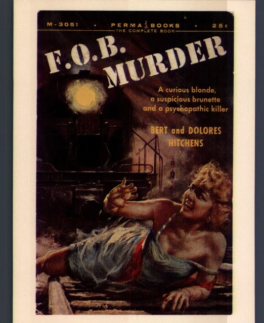 PAPERBACK (PULP) COVER Art Of The 1940s-50s Trading Card, 1992 Kitchen ...