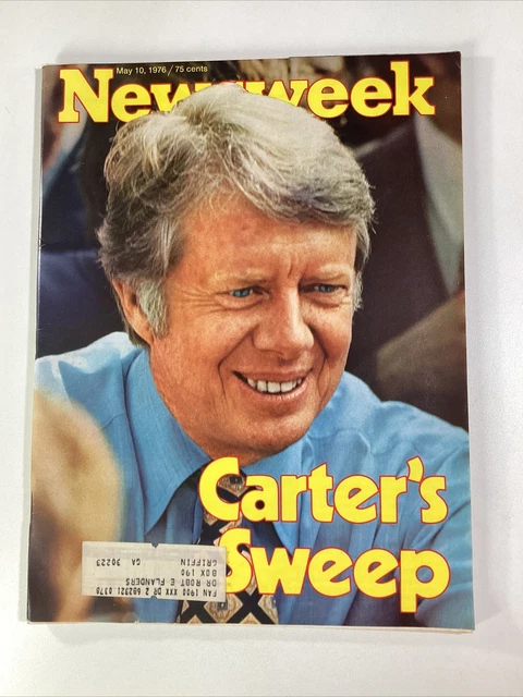 JIMMY CARTER NEWSWEEK Mag 1976 Rare ads Billy Jack Ali Anne Rice ...
