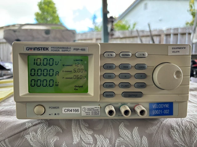 GW INSTEK PSP-405 Programmable Switching DC Power Supply 40V/5A $199.00 ...