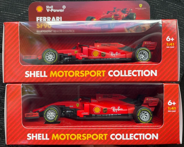 FERRARI F1 SF90 x 2 Shell motorsport collection V-power 1:41 Diecast ...