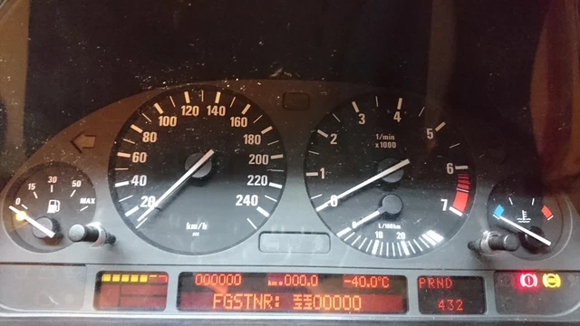 RECONDITIONED OLD E38 E39 IKE Instrument Cluster, plug-n-play with ...